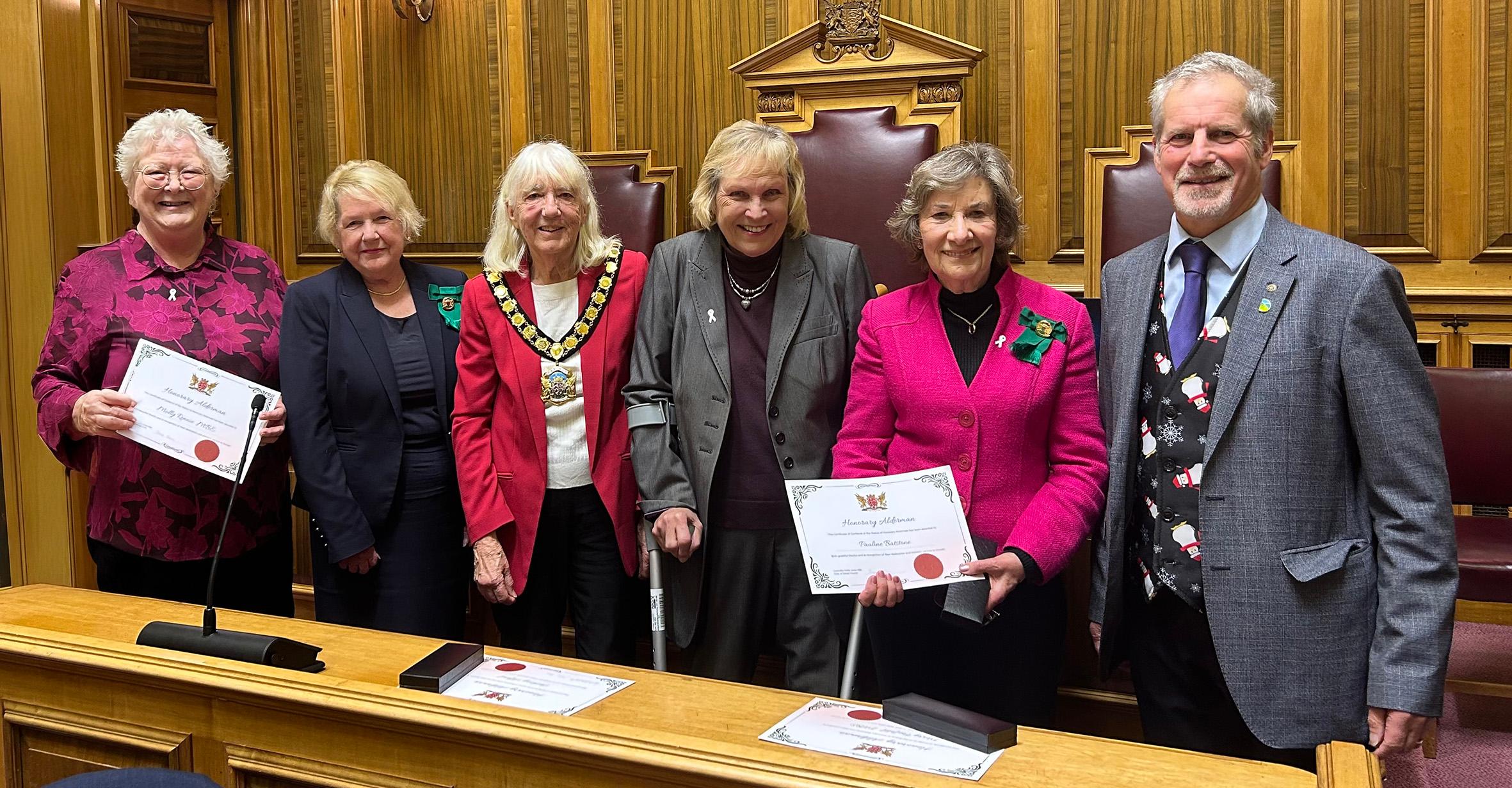 Former Dorset councillors honoured - Dorset Council